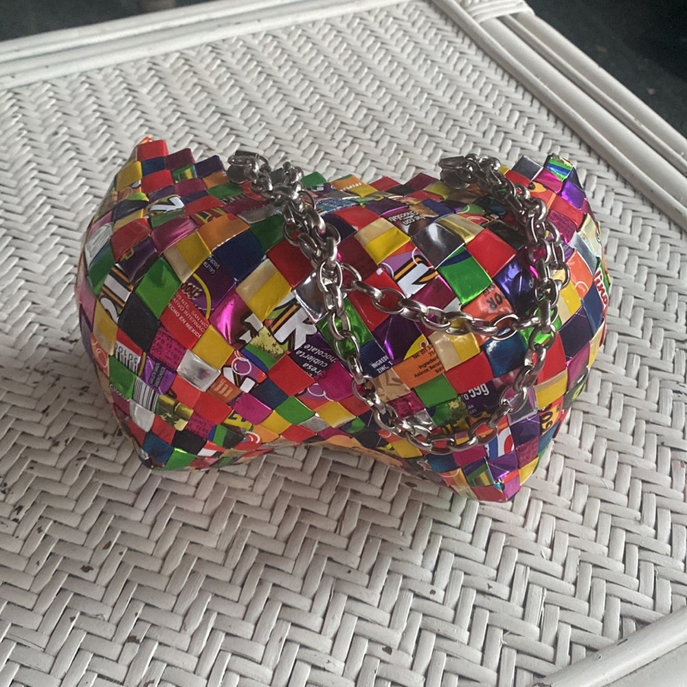 Ecoist Confetti Wrapper Handbag Shoulder Bag Purse- C… - Gem